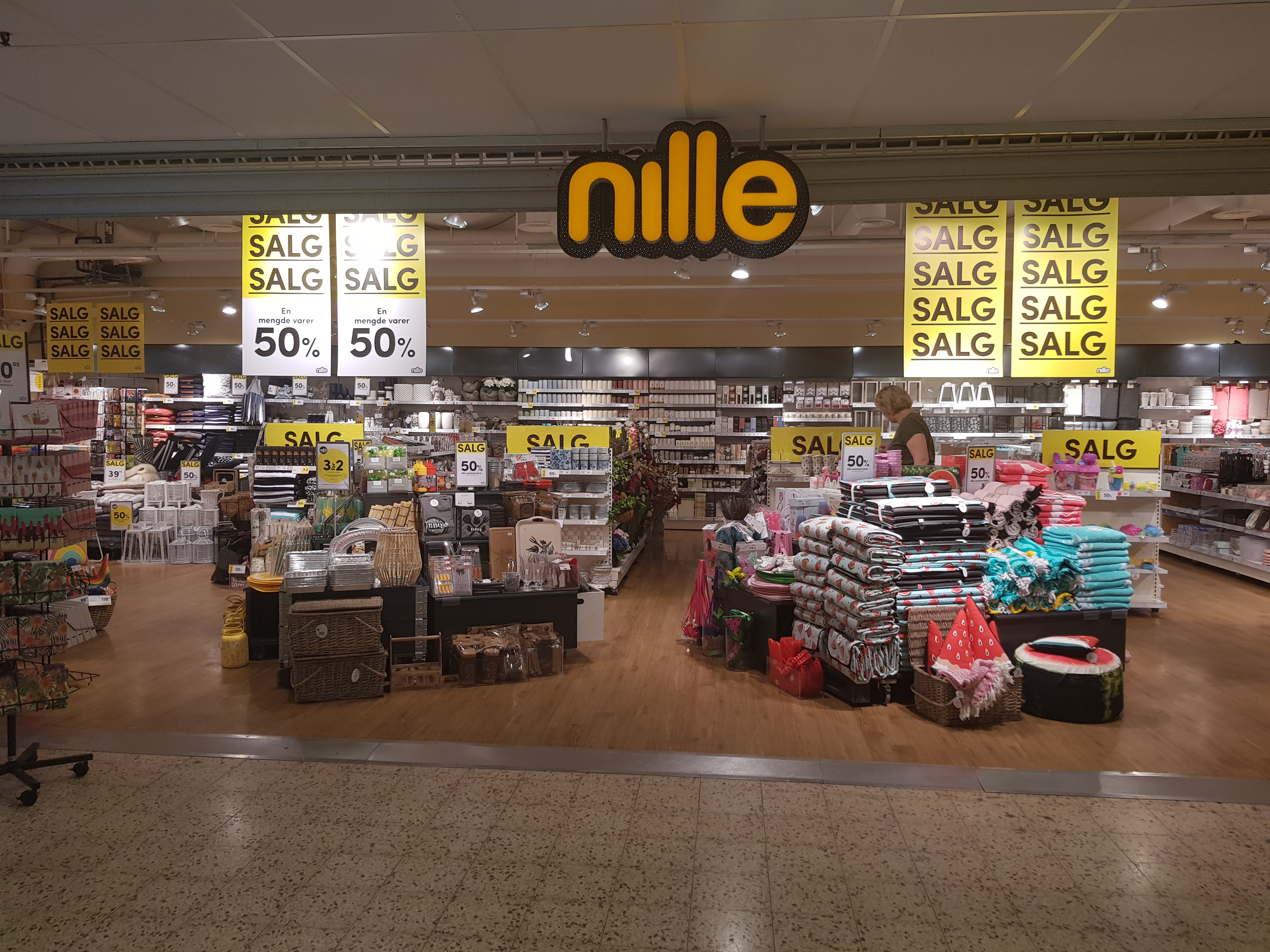 Nille på Gulsetsenteret i Skien